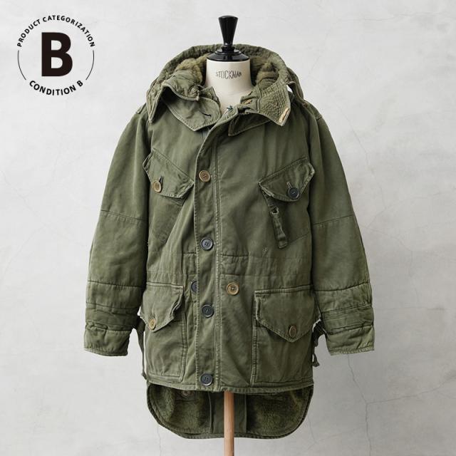 希少 実物 USED イギリス軍 MIDDLE PARKA（ミドルパーカー）3rd 後期型 コンディションB【Cx】【I】｜メンズ アウター ヴィンテージ ミリタリー 大きいサイズ カーキ 古着 ファッション おしゃれ