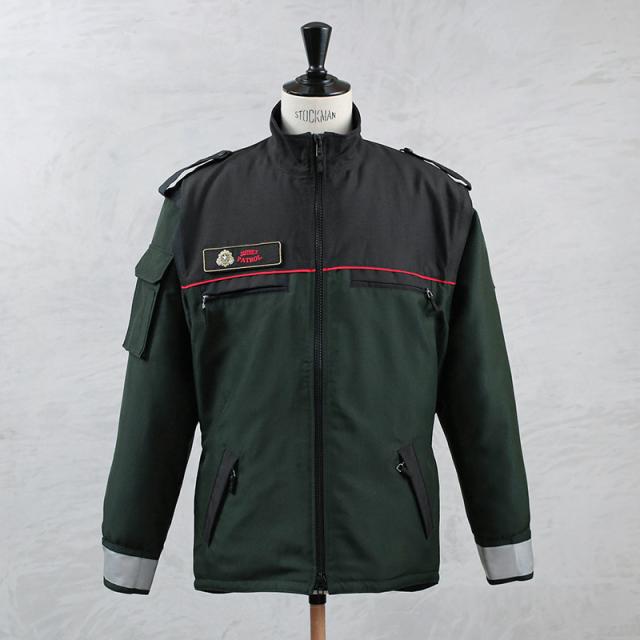 実物 新品 デッドストック オーストリア警察 Polizei パトロールジャケット【Cx】【I】｜メンズ アウター ファッション キルティングジャケット 防寒 古着 レイヤード 着こなし