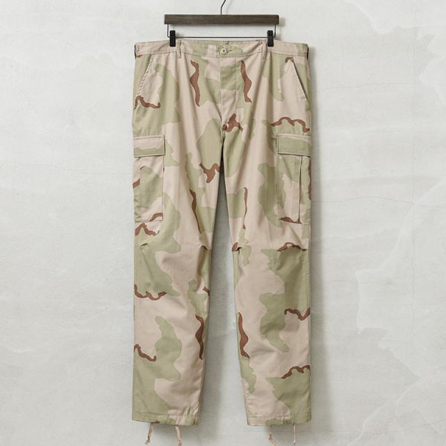 実物 新品 デッドストック 米軍 DCU カーゴパンツ 3カラーデザート ノンリップ / 3C DESERT CAMO BDU【Cx】【I】｜メンズファッション 軍パン アメカジ ミリタリー ファッション 米軍放出品 迷彩パンツ 3Cデザート 軍パン 未使用