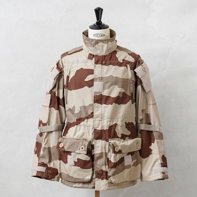 実物 新品 デッドストック フランス軍 FELIN T4 S1 ヘリンボーンツイル コンバットジャケット デザートCCEカモ【フードなし】【Cx】【I】