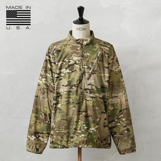 MADE IN USA 新品未使用 WT TACTICAL プルオーバー ウインドシャツ WT 1.0 MultiCam / WILD THINGS 【Cx】【T】｜メンズ アウター ハーフジップ 迷彩 カモ柄 ミリタリー 薄手 トレーニング スポーツ カジュアル おしゃれ