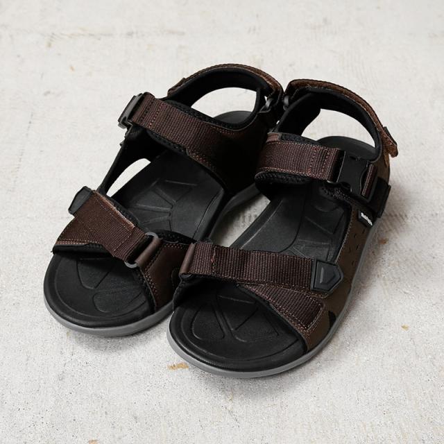 デッドストック Hush Puppies社製 イギリス軍採用モデル ストラップサンダル BROWN【Cx】【I】｜ミリタリー メンズ カジュアル アウトドア スポーツサンダル ファッション 海 川 レジャー おしゃれ