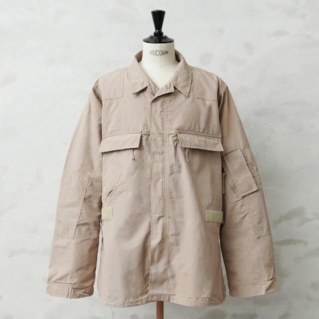 実物 新品 デッドストック 米軍 ABDU エアクルージャケット 後期型 TAN【Cx】【I】 ｜ミリタリー アウター メンズ ノーメックス アラミド 難燃素材 ファッション 古着 シャツジャケット