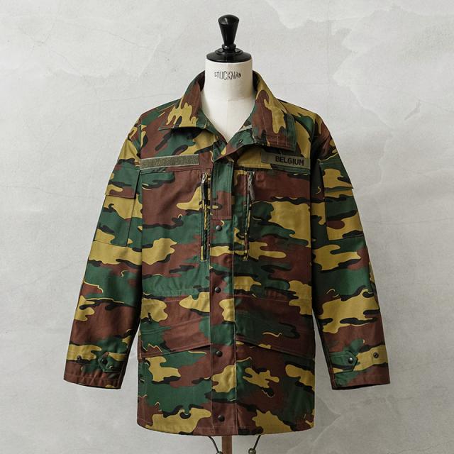 実物 新品 デッドストック ベルギー軍 M-90 ジグソーカモ フィールド ジャケット【Cx】【I】｜ミリタリージャケット メンズファッション カモフラージュ コットンジャケット