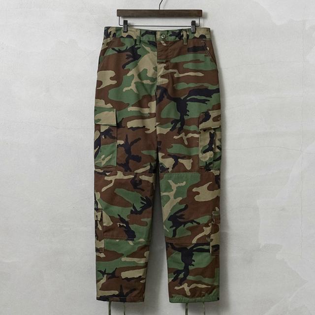 実物 新品 デッドストック 米軍 M-81 ACU リップストップ コンバット カーゴパンツ ウッドランド【Cx】【I】