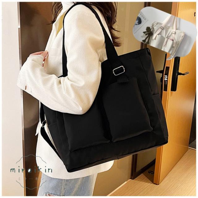 トートバッグ レディース ショルダーバッグ 2way A4 撥水 ナイロン 軽量 ファスナー付き トート ユニセックス メンズ バッグ 大人 斜めがの通販はau PAY マーケット - ヨシコ ...