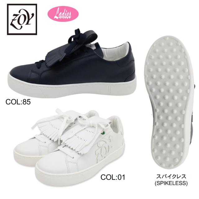 ゾーイ ZOY 071789801 レディース ソフトスパイク WOMSHコラボ シューズ 紐靴 ゴルフシューズ スポーツ用品 春夏秋冬