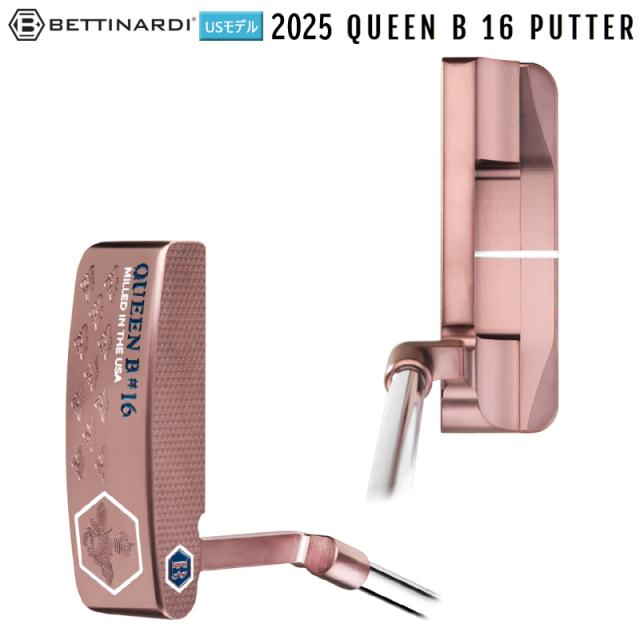 ベティナルディ(BETTINARDI) 2025 クイーンB 16 プランバー (QUEEN B 16) パター 右用 QB16 PLUMBER USモデル