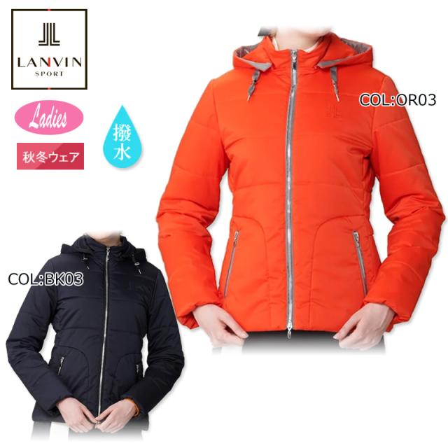 ランバン LANVIN VG4FJK60L レディース アウター 中わた ブルゾン HEAT NAVI裏地付き 撥水 ゴルフウェア スポーツウェア 秋冬