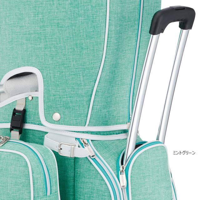 マジェスティ(MAJESTY) CB3410 9型(3.7kg) 2024 ヘザー ホイール (二輪) 男女兼用 キャディバッグ (Heather Wheel Caddy Bag)