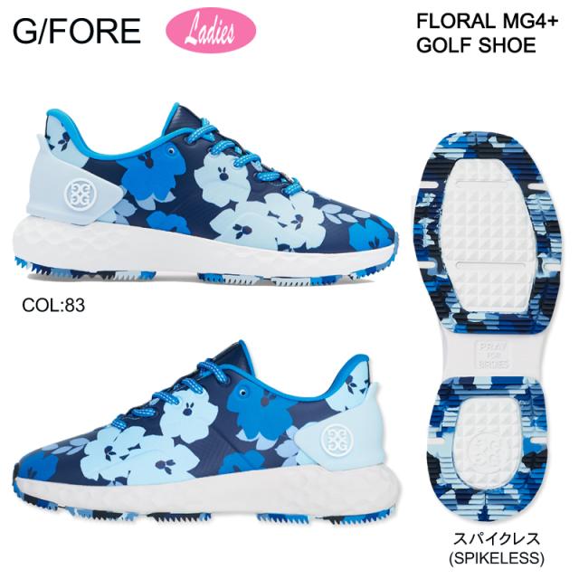 G/FORE GFORE ジーフォア 073424860 G4LF22EF57 レディース ゴルフシューズ スパイクレス 花柄 防水 紐靴 LADIES FLORAL MG4+ GOLF SHOE