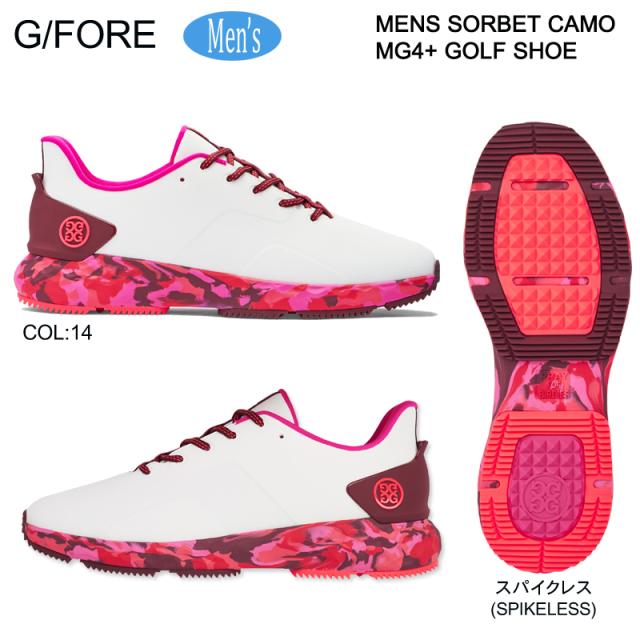 G/FORE GFORE ジーフォア 073424811 G4MF22EF310 メンズ ゴルフシューズ スパイクレス 防水 紐靴 SPIKELESS MENS SORBET CAMO MG4+ GOLF SHOE