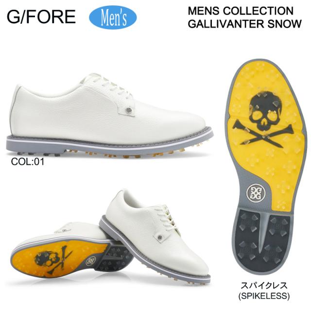 G/FORE GFORE ジーフォア 073422811 G4MF21EF01 メンズ ゴルフシューズ スパイクレス 防水 紐靴 SPIKELESS MENS COLLECTION GALLIVANTER 