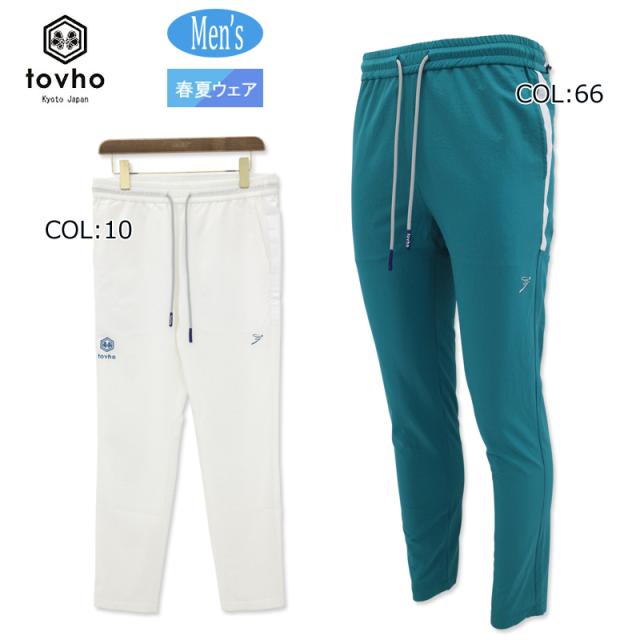 トヴホ tovho 21-452106 メンズ ロングパンツ リップストップ 撥水 ストレッチ ゴルフウェア スポーツウェア 春夏秋