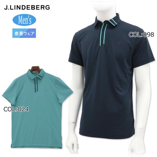ジェイリンドバーグ J.LINDEBERG 071-22240 メンズ 半袖ポロシャツ GLENMUIR ゴルフウェア スポーツウェア 春夏秋