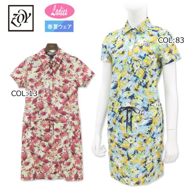 ゾーイ ZOY 071642514 レディース ワンピース ゴルフウェア スポーツウェア 春夏