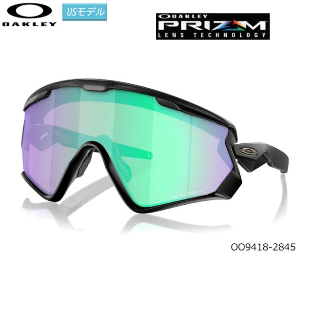 オークリー(OAKLEY) サングラス ウィンドジャケット 2.0 (Wind Jacket 2.0)【OO9418-2845】(Prizm Road Jade Lenses) USモデル