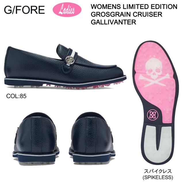 G/FORE GFORE ジーフォア 073424855 G4LF22EF54 レディース ゴルフシューズ スパイクレス WOMENS LIMITED EDITION GROSGRAIN CRUISER GALLIVANTER