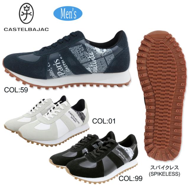カステルバジャック CASTELBAJAC 7234195115 メンズ ソフトスパイク シューズ 紐靴 ゴルフシューズ スポーツ用品 春夏秋冬