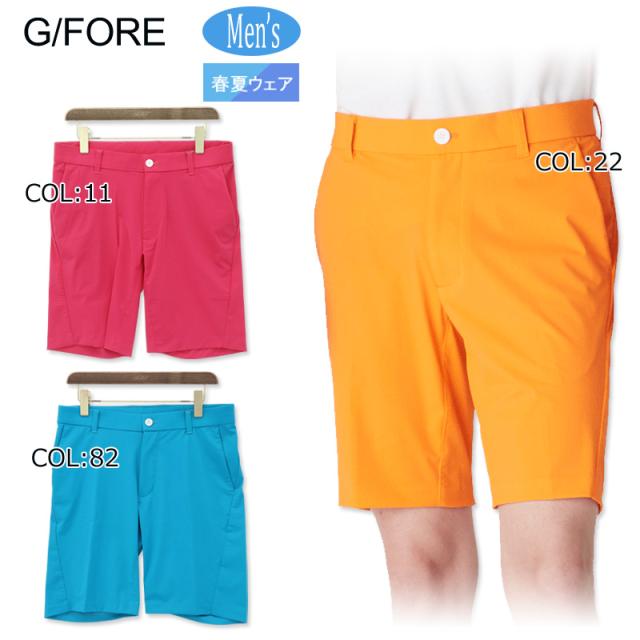 ジーフォア G/FORE (GFORE) 073212419 メンズ ハーフパンツ 防シワ イタリア素材 高発色 ゴルフウェア スポーツウェア 春夏