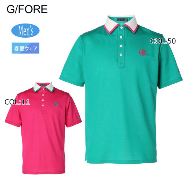 G/FORE (GFORE) ジーフォア 073213005 メンズ 半袖ポロシャツ ゴルフウェア スポーツウェア 春夏