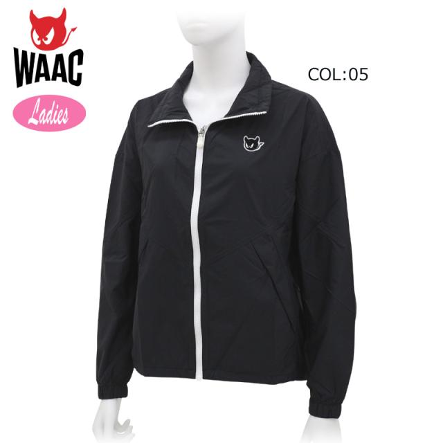 WAAC ワック 072324171 レディース ウインドブレーカー フルジップ ゴルフウェア スポーツウェア 秋冬春