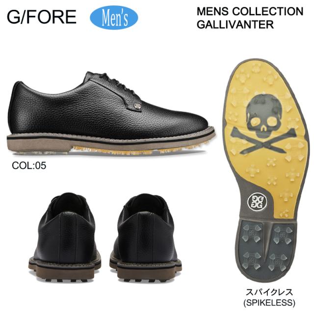 G/FORE GFORE ジーフォア 073424802 G4MC20EF01 メンズ ゴルフシューズ スパイクレス 紐靴 牛革 MENS COLLECTION GALLIVANTER
