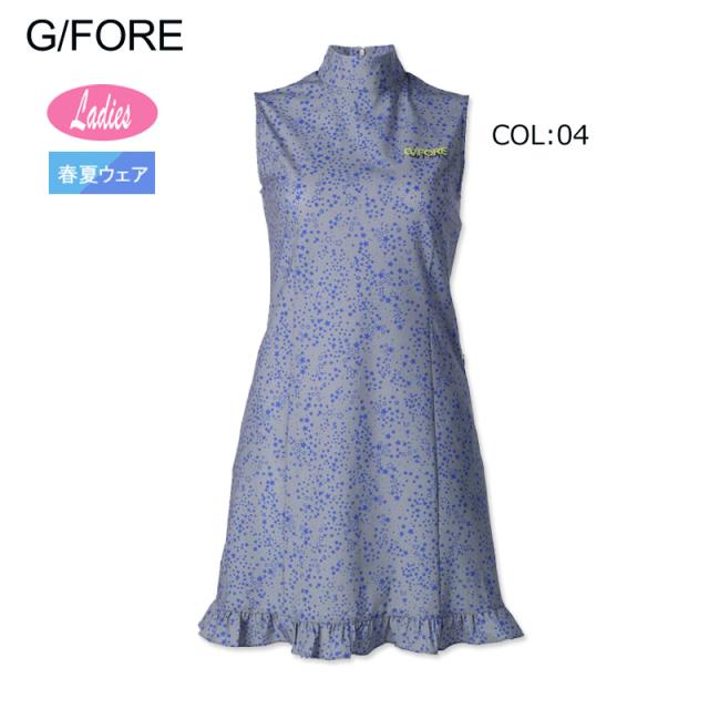 G/FORE (GFORE) ジーフォア 073213553 レディース ノースリーブ ワンピース インナー付 ゴルフウェア スポーツウェア 春夏