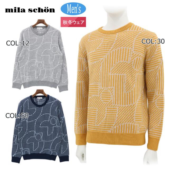 ミラショーン mila schon 7334461106 メンズ セーター ゴルフウェア スポーツウェア 秋冬