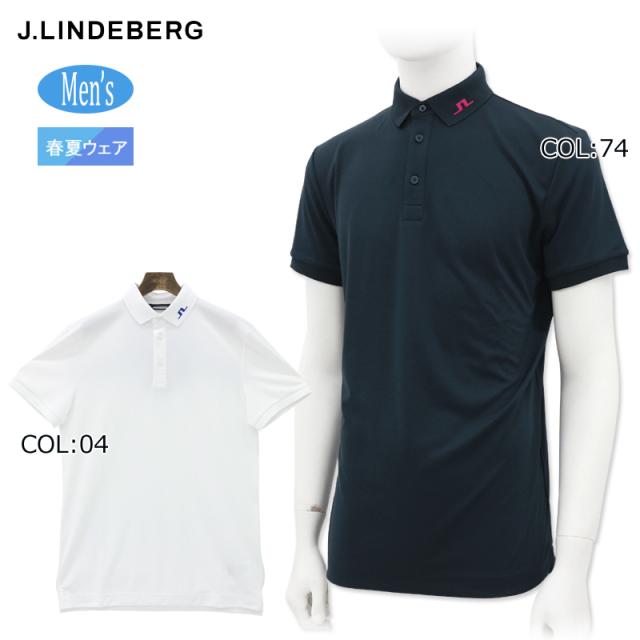 2025年春夏モデル ジェイリンドバーグ J.LINDEBERG 071-23243 メンズ ポロシャツ ゴルフウェア スポーツウェア 春夏