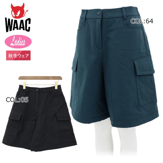 WAAC ワック 072344461 レディース キュロットパンツ 中綿 ゴルフウェア スポーツウェア 秋冬