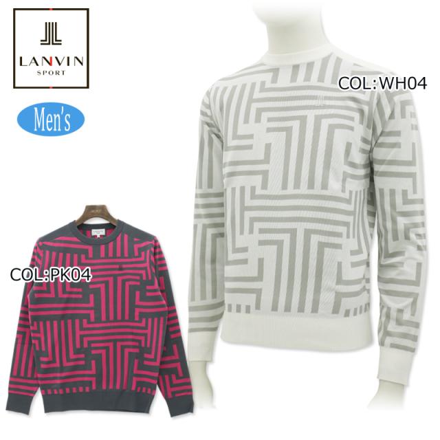 ランバン スポール LANVIN SPORT VMX4031A3 メンズ セーター 長袖 ゴルフウェア スポーツウェア 春夏