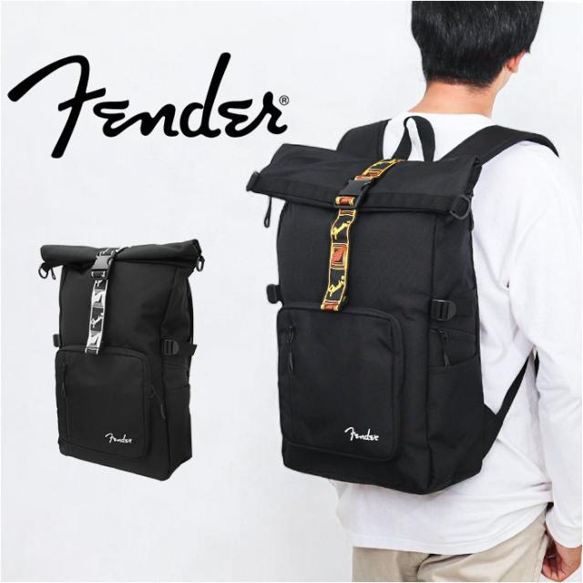Fender フェンダー リュック 大容量 6056 通販 リュックサック デイパック バックパック 軽量 軽い 大きめ かぶせ かぶせタイプ ロールトップ シンプル 通勤 通学 アウトドア キャンプ 収納 メンズ レディース 男女兼用 ユニセックス