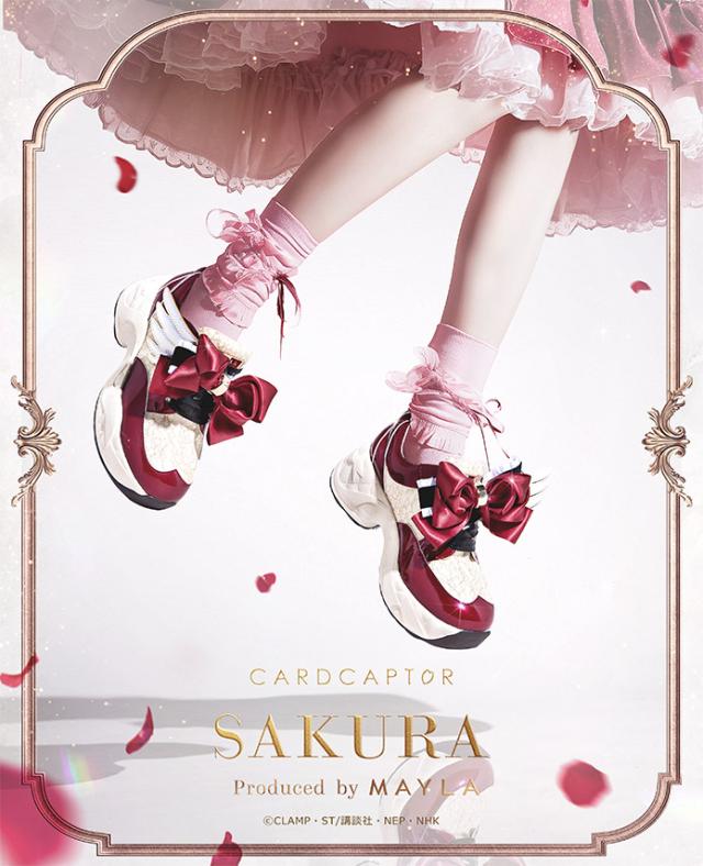 MAYLA マイラ カードキャプターさくら グッズ 靴 スニーカー カードキャプターさくら アイコニック シューズオブジェ ドレス スニーカー ロケットビート レディース 女性 正規品 新品 公式カードキャプターさくら キャラクターシューズ 人気 ブランド プレゼント