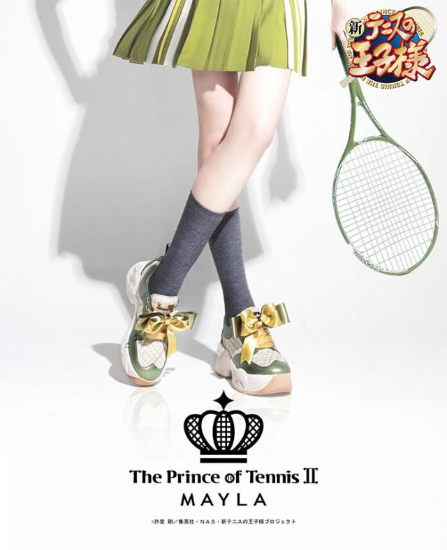 MAYLA マイラ 新テニスの王子様 グッズ 靴 新テニスの王子様 アイコニック シューズオブジェ ドレススニーカー オフ バージョン 四天宝寺中学校 レディース 女性 正規品 新品 公式 新テニスの王子様 キャラクターシューズ 人気 ブランド プレゼント