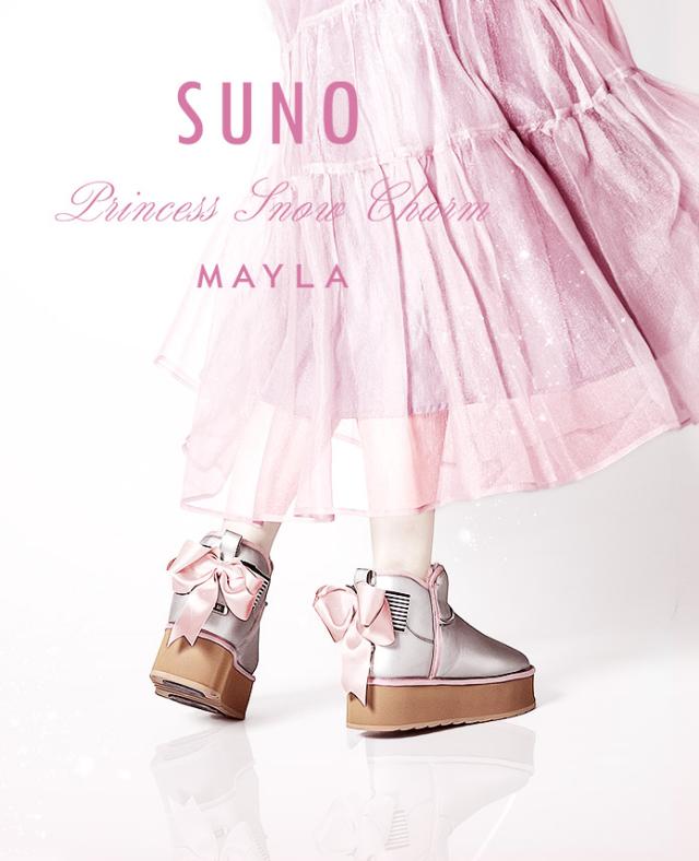 MAYLA マイラ 靴 スノ プリンセス スノウ チャーム ロージー シルバー スノウ レディース 女性 正規品 新品 公式 MAYLA シューズ 可愛い おしゃれ 厚底 靴 人気 ブランド プレゼント