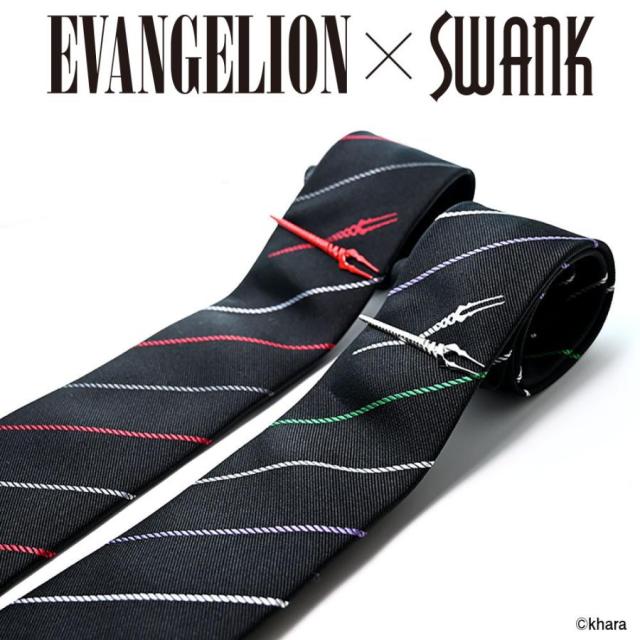 エヴァンゲリオン グッズ タイバー ネクタイ セット 選べるカラー メンズ 男性 人気 プレゼント エヴァ グッズ 誕生日 記念日 プレゼント お祝い コレクション ギフト