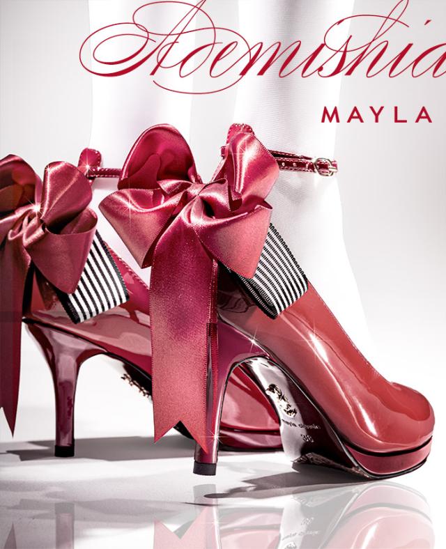 MAYLA マイラ 靴 パンプス アーデミーシア アンジェリーク・エル・サント・クロワ レディース 女性 正規品 新品 公式 MAYLA パンプス 大人 可愛い おしゃれ 人気 ブランド