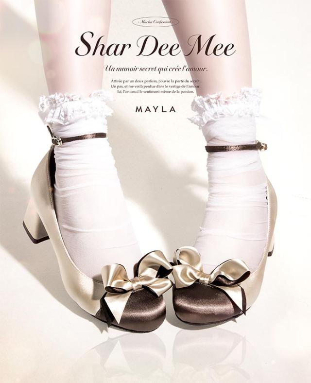 MAYLA マイラ 靴 パンプス シャーディーミー モカ・コンフェッション レディース 女性 正規品 新品 公式 MAYLA パンプス 大人 可愛い おしゃれ 人気 ブランド