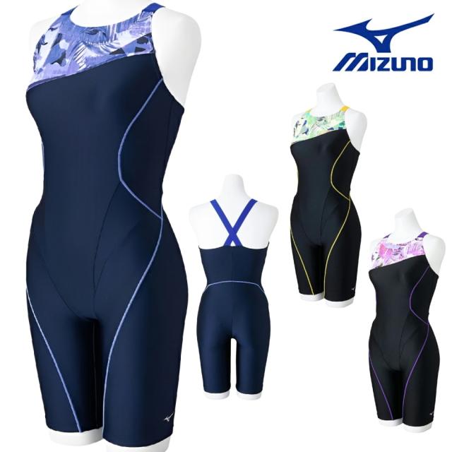 ミズノ MIZUNO フィットネス水着 レディース STROKE ONEオールインワン パッド付き 2025年春夏モデル N2JGC307