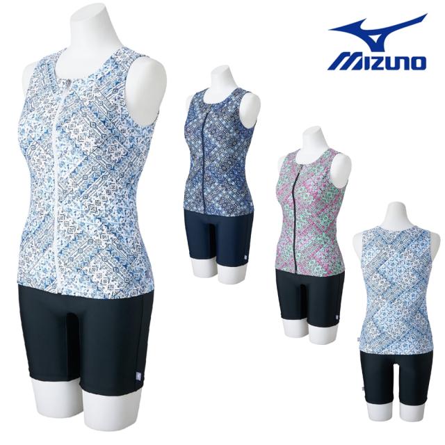ミズノ MIZUNO フィットネス水着 レディース セパレーツ パッド付き 2025年秋冬モデル N2JGC851
