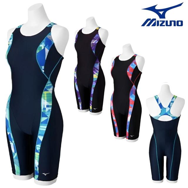 ミズノ MIZUNO フィットネス水着 レディース Stroke ONE オールインワン パッド付き 2025年秋冬モデル N2JGC861