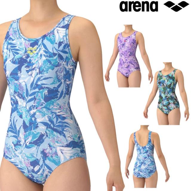アリーナ ARENA フィットネス水着 レディース フィットネスワンピース Uバック 差し込みパッド パッド付き 2025年秋冬モデル AS5FWF20L