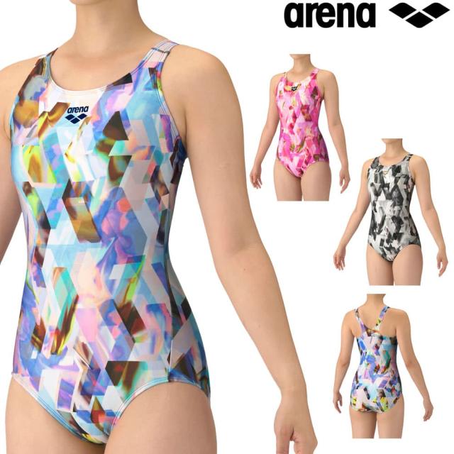 アリーナ ARENA フィットネス水着 レディース フィットネスワンピース Yバック 差し込みパッド パッド付き 2025年秋冬モデル AS5FWF22L