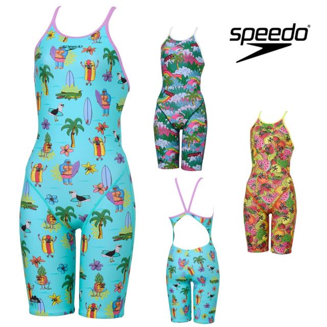 スピード SPEEDO 競泳水着 練習用水着 レディース モルガターンズニースキン オールインワン ENDURANCE ECO 競泳練習水着 2025年秋冬モデル STW12551MU