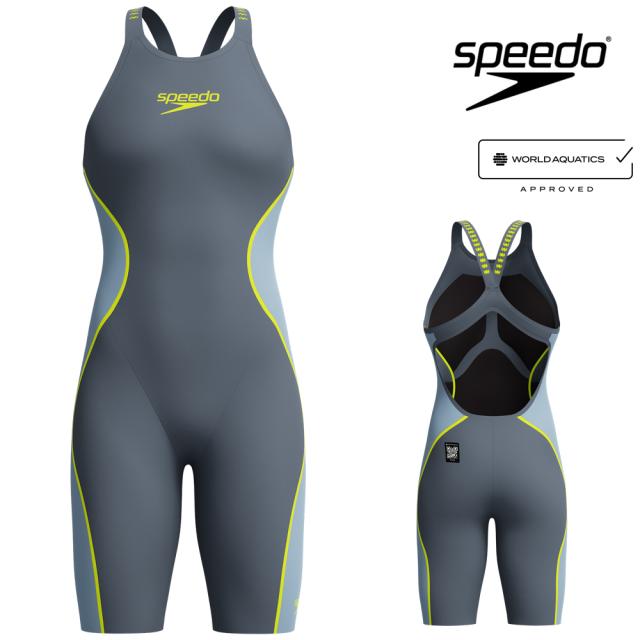 スピード SPEEDO 競泳水着 レディース FASTSKIN LZR Pure Intent 2.0 ファストスキンレーザーピュアインテント ウィメンズ オープンバック ニースキン WA承認モデル 短距離向き 高速水着 SCW12401F fina マーク  あり