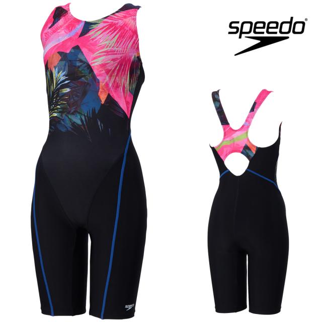 スピード SPEEDO フィットネス水着 レディース ナヘレルースンニースキン オールインワン Ultra Stretch 0 パッド付き 2025年秋冬モデル SFW12567