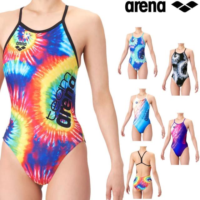 アリーナ ARENA 競泳水着 練習用水着 レディース タフスーツ タフスキンT2E team arena トレーニングワンピース オープンバック 競泳練習水着 2026年春夏モデル AS6SWM12L