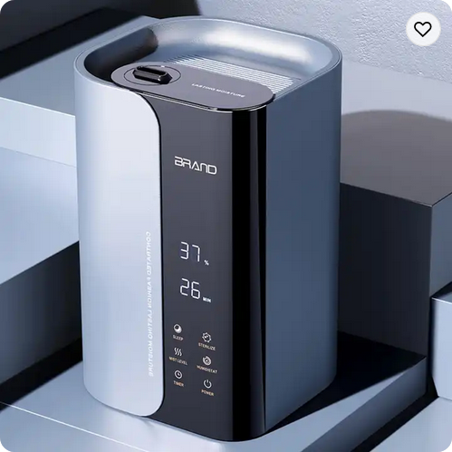 加湿器 大容量 5L おしゃれ 12畳 除菌機能 UV除菌 上から注水 湿度調整 温度表示 おやすみモード 国内メーカー TITAN タイタン