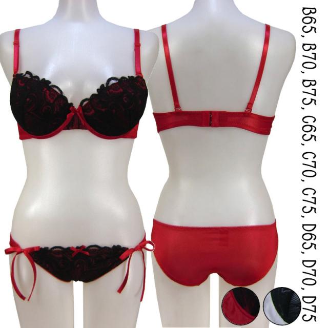 セクシー ブラジャー ショー セット ブラジャー＆ショーセット ブラ ブラセット トリコット セクシー 刺繍 B65 B70 B75 C65 C70 C75 D65の通販はau PAY ...